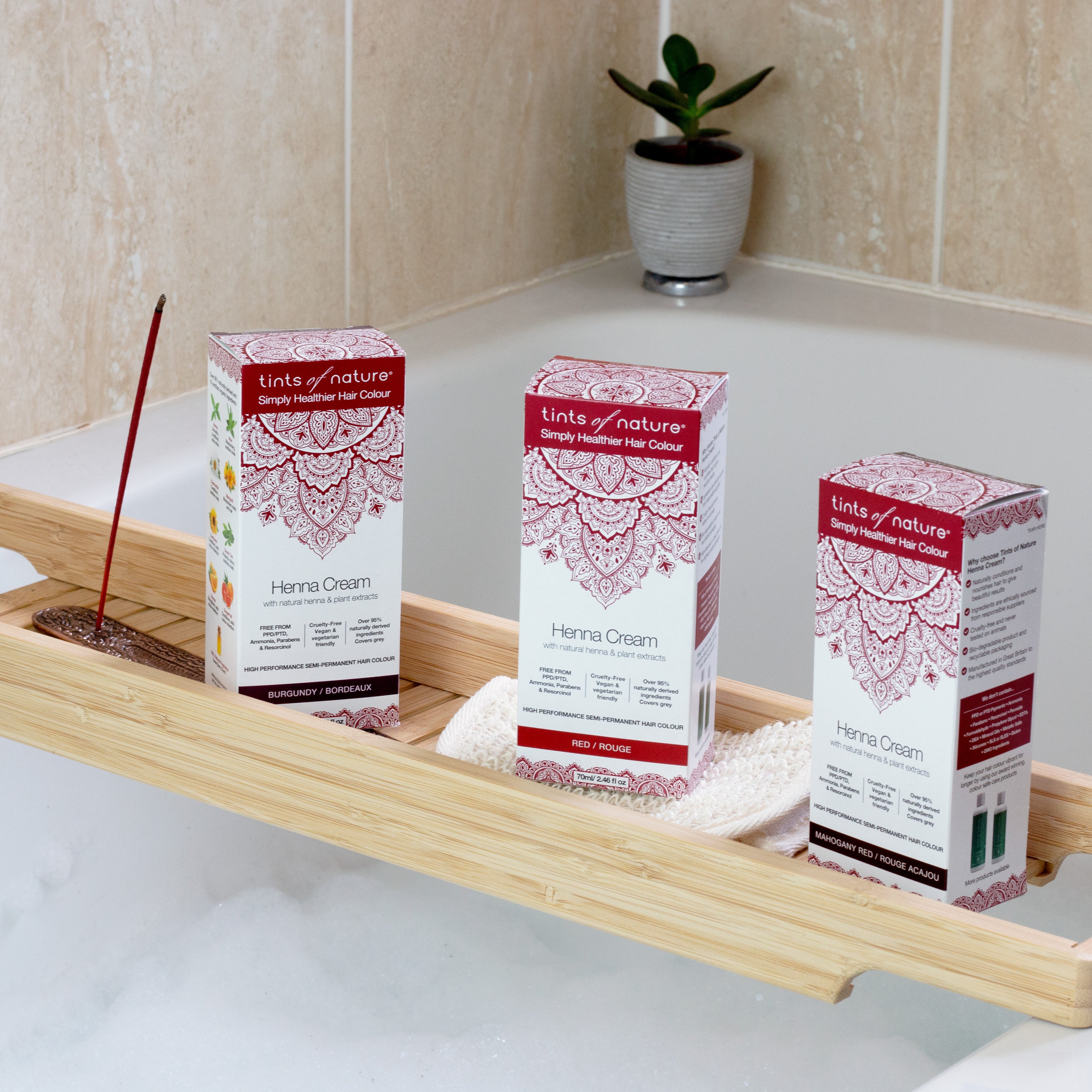 Red Henna Cream Semi-Permanent Hair Dye | PPD Free – Tints of Nature UK