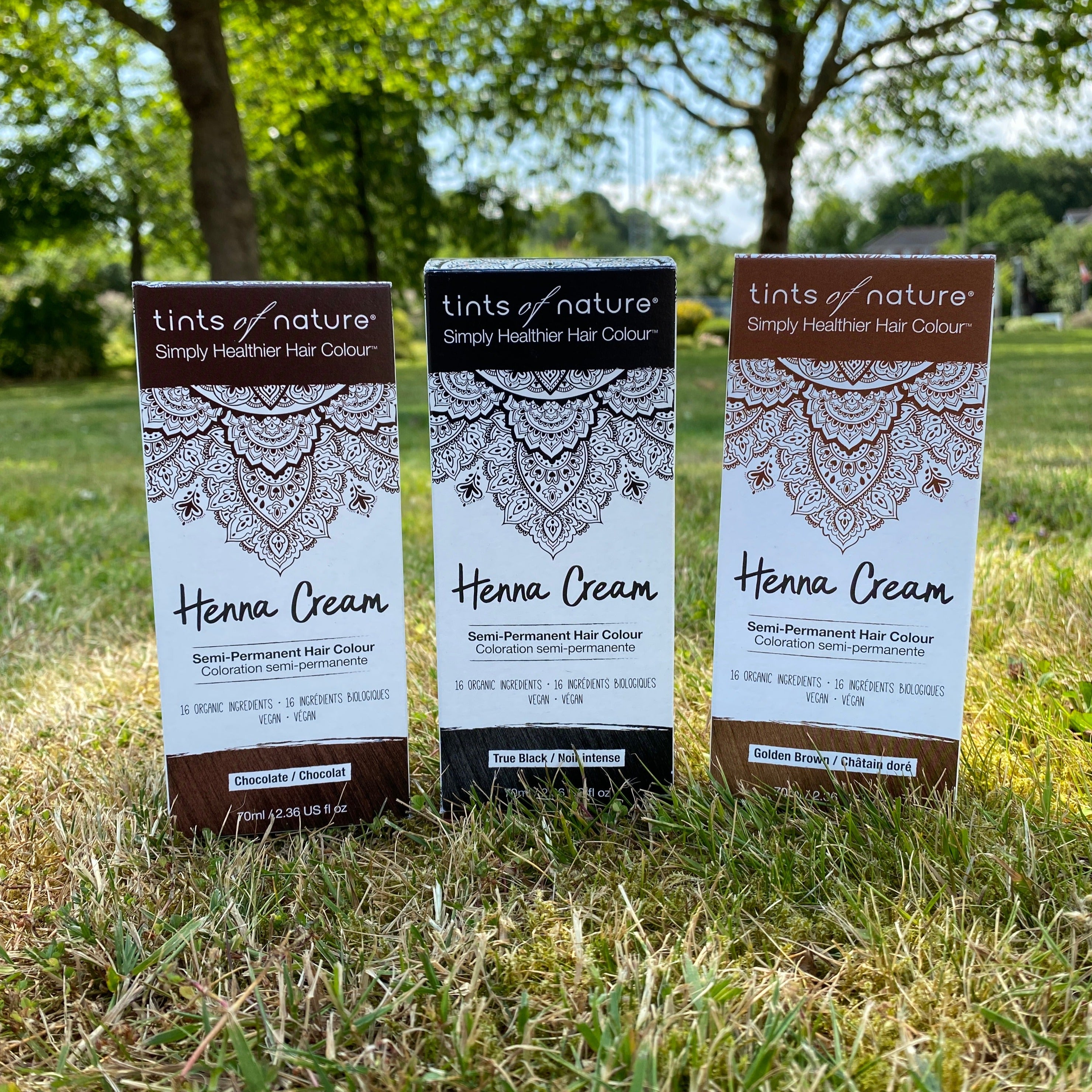 Golden Brown Henna Cream Semi-Permanent Hair Dye | PPD Free – Tints of ...